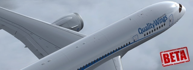 QualityWings 787 erreicht BETA-Status – simFlight.DE