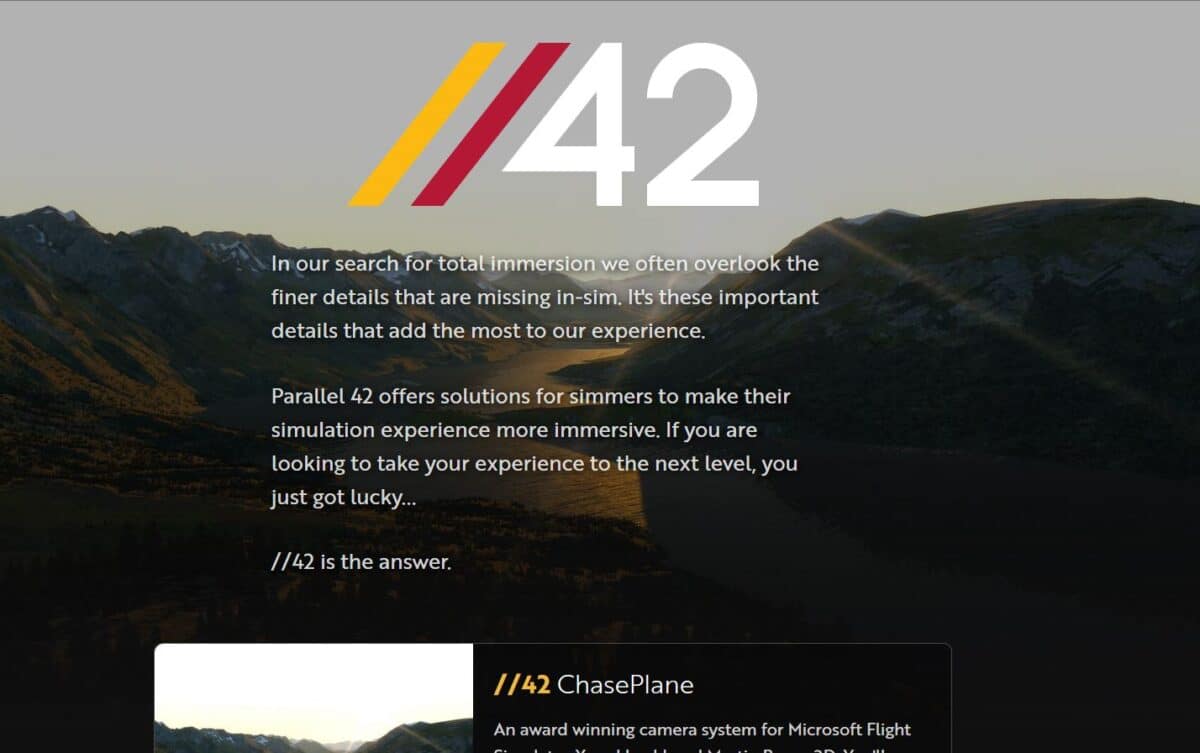 ChasePlane und Co: Parallel 42 wandert zu Orbx – simFlight.DE