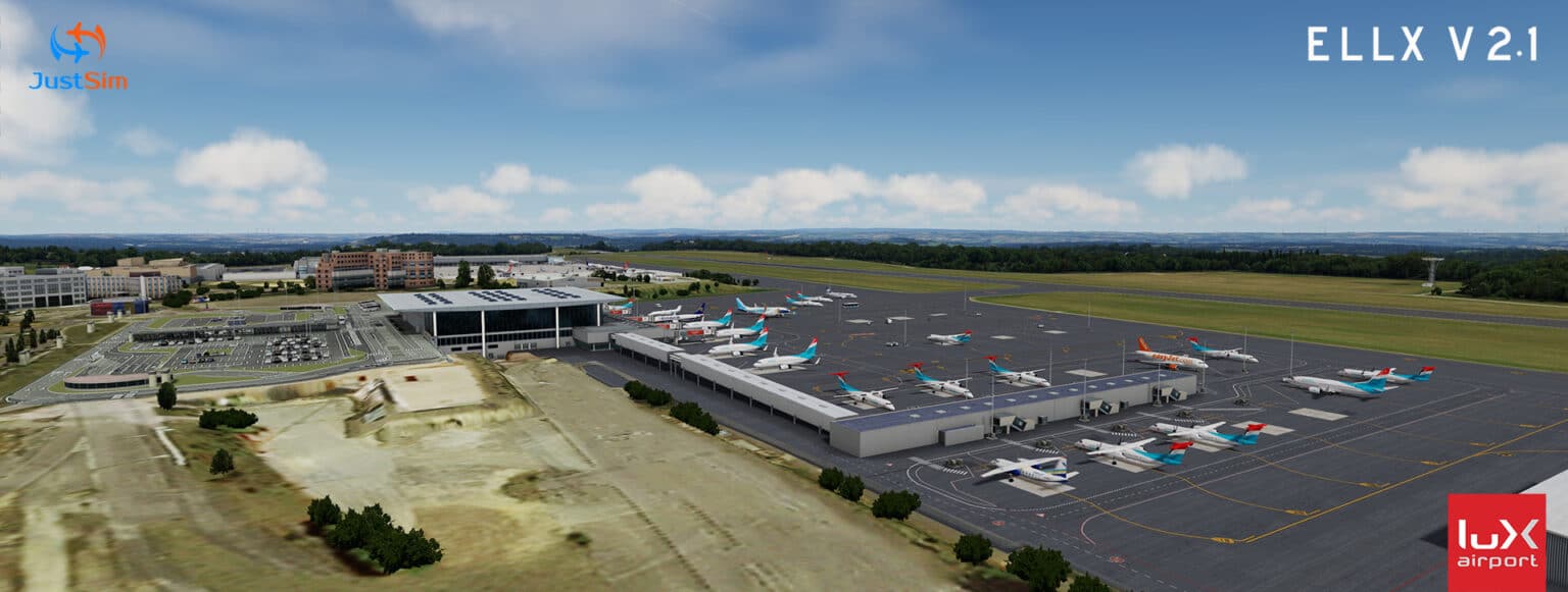Neuer Release: JustSim updatet Luxembourg Findel (ELLX) – simFlight.DE