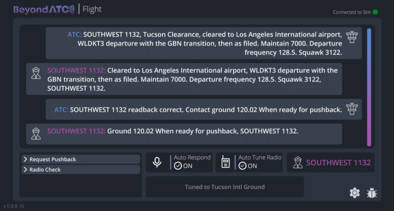 Funkverkehr für Soloflieger: Beyond ATC zeigt, was es kann – simFlight.DE