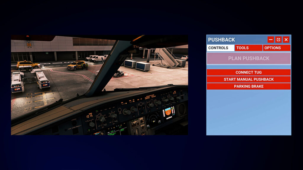 (Neue) Pushback-App für MSFS: Toolbar Pushback Pro – simFlight.DE