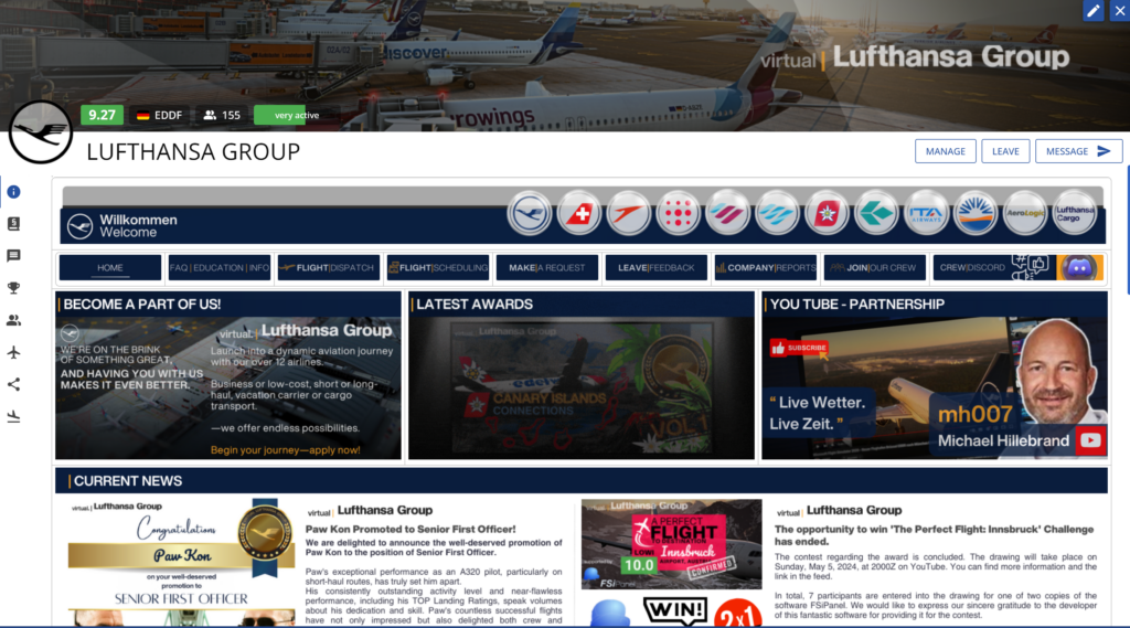 Freeware(!) Tool für virtuelle Airlines – simFlight.DE