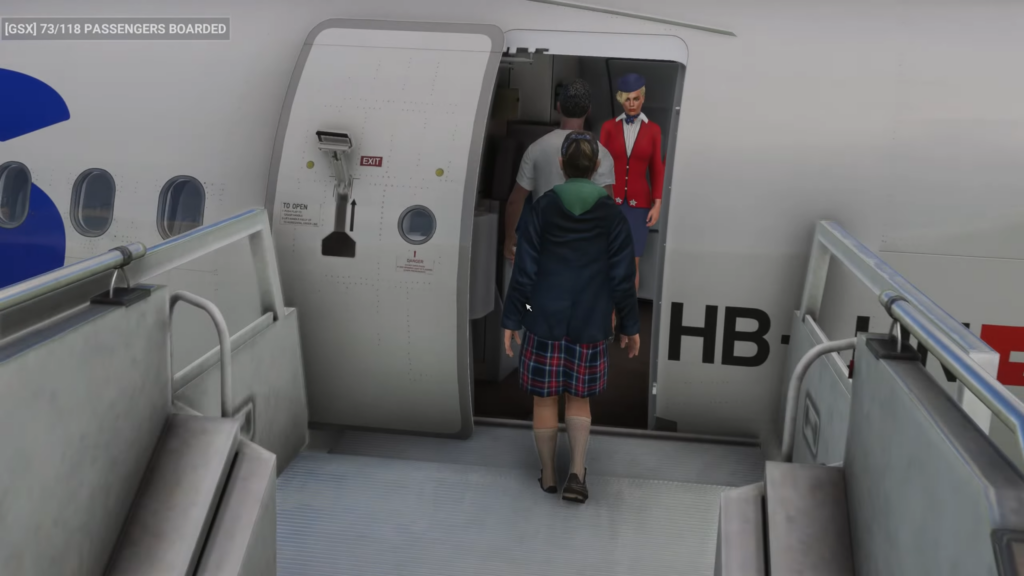 GSX Update 3.0: Einführung von Sitzenden Passagieren, Bunte Uniformen, Neue Stimmen, plus plus ...