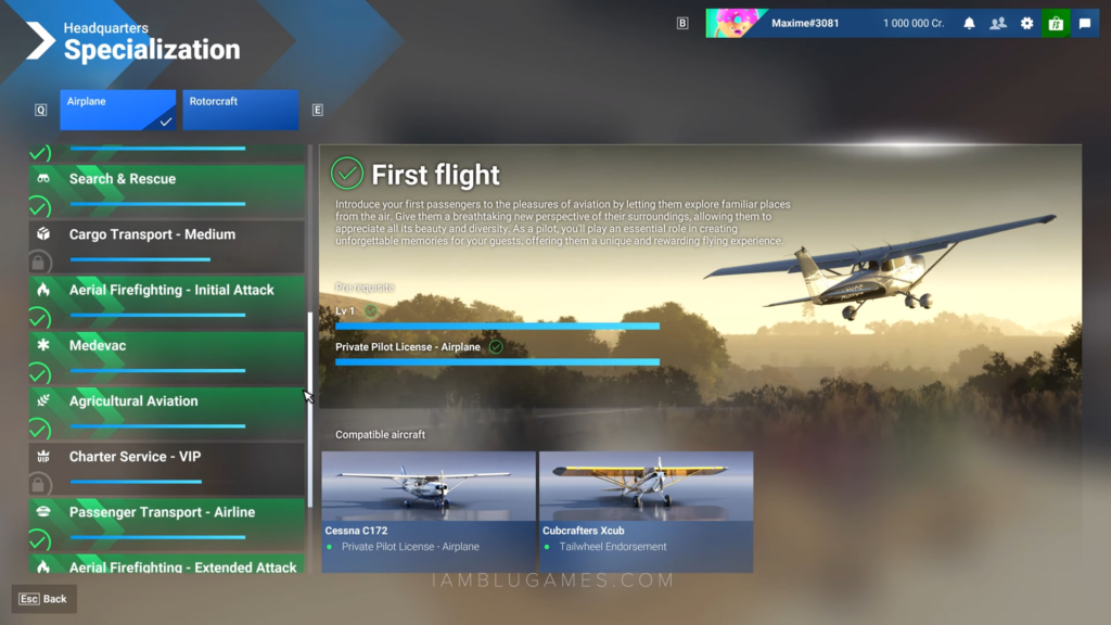 Der neue Karriere-Modus im Microsoft Flight Simulator 2024 – simFlight.DE
