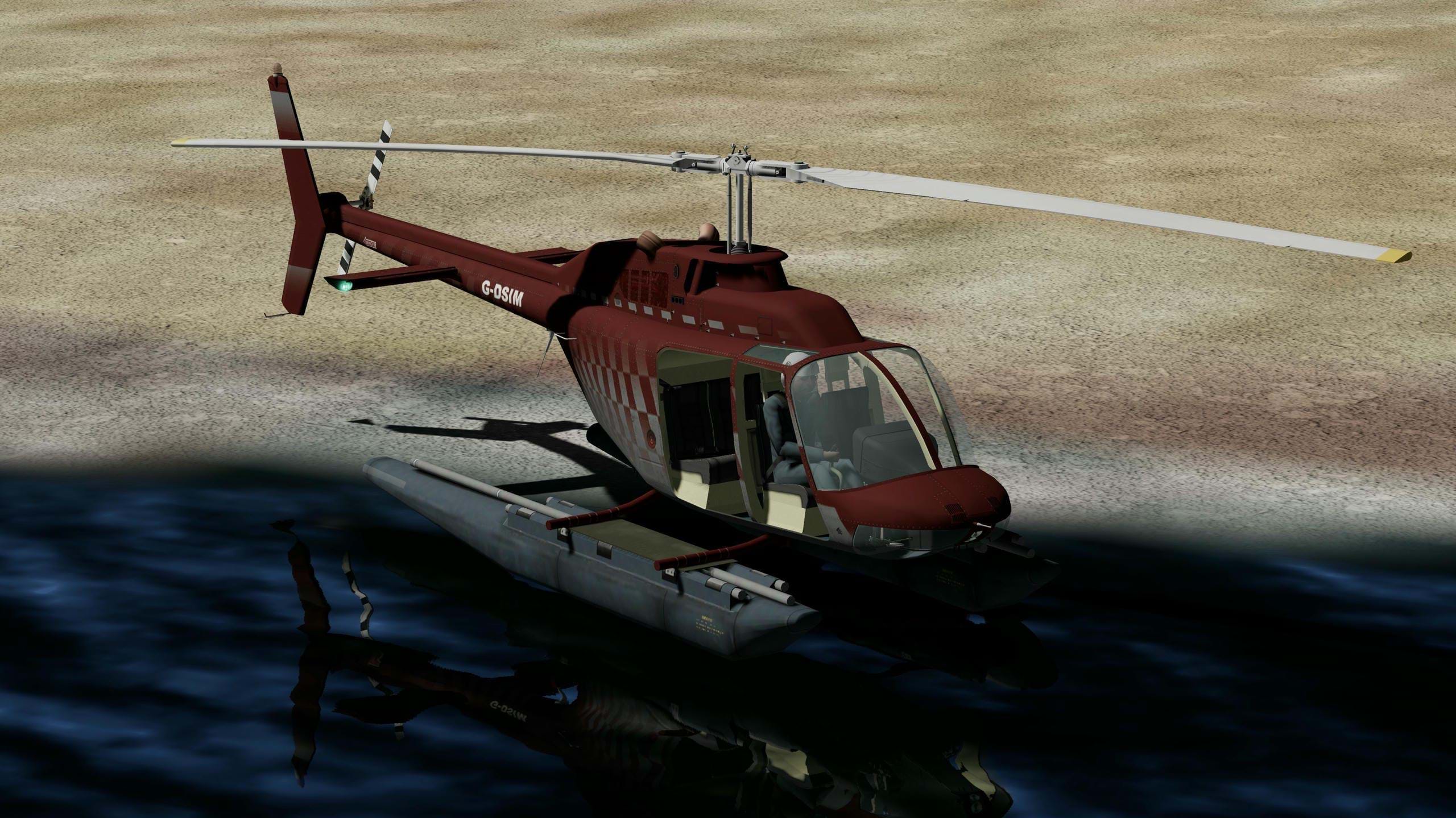 Dodosim Bell 206 V2 für FSX P3D5/6 als Freeware veröffentlicht ...