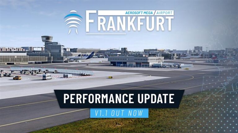 Aerosoft Frankfurt Performance Update V1.1 verfügbar – simFlight.DE