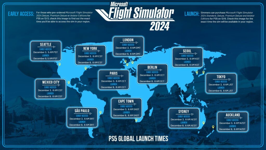 MSFS 2024 Playstation 5 Veröffentlichungstermine stehen fest – simFlight.DE